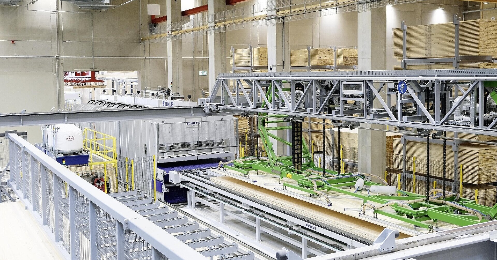 BÜRKLE CLT press line for Theurl - Burkle North America
